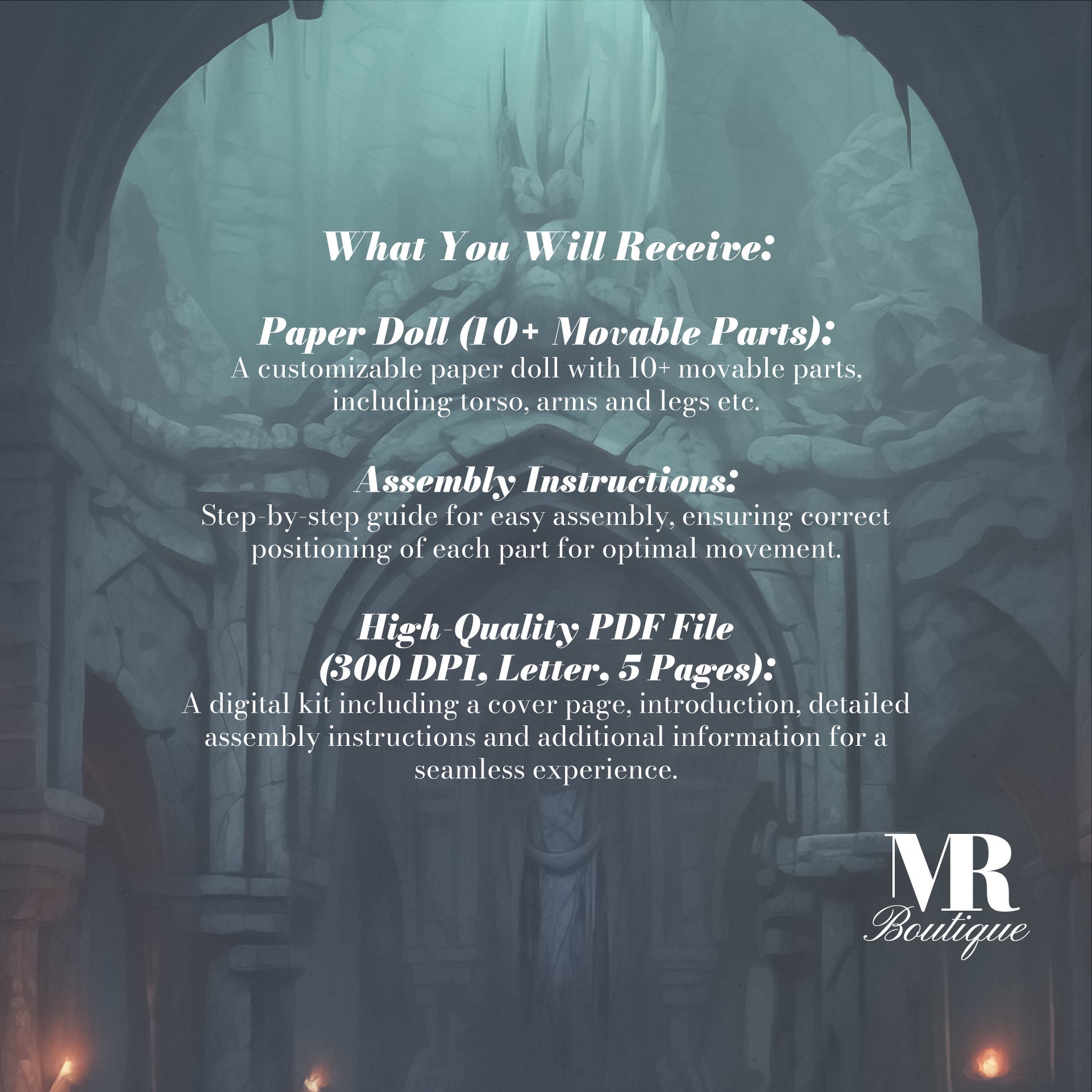 Draco the Dragon Articulated Paper Doll, Fantasy Creature, DIY Craft ...