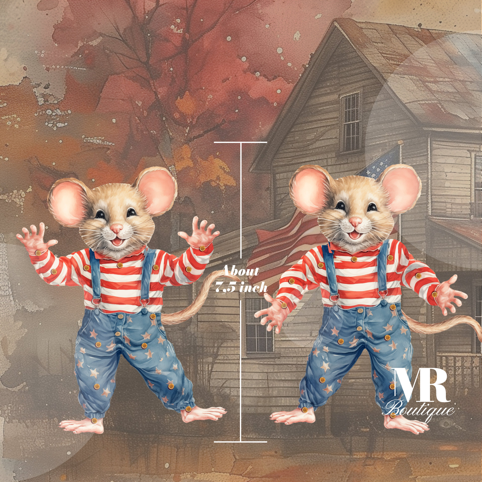 Movable Paper Doll MOUSIONAL DIY Craft & Play, Articulated Mouse Toy ...