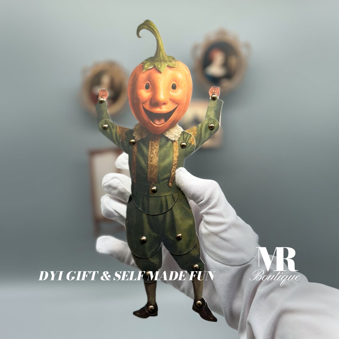 Pepper Percy Movable Paper Doll DIY Craft Kit, Fun Home Decor, Unique ...