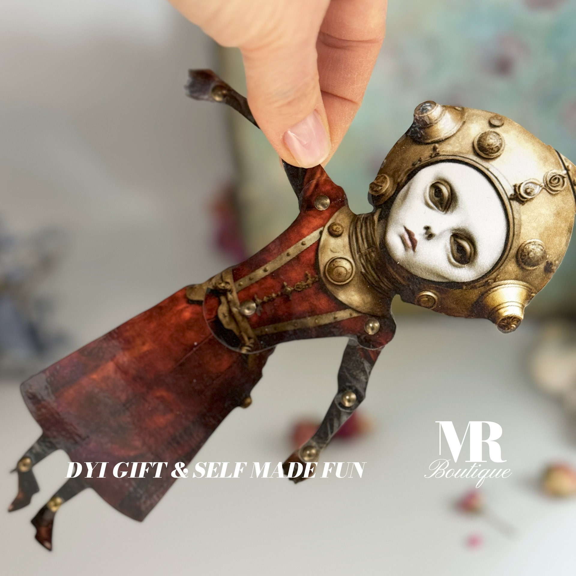 Mr. Martian: the Red Planet Explorer an Articulated Steampunk Paper ...