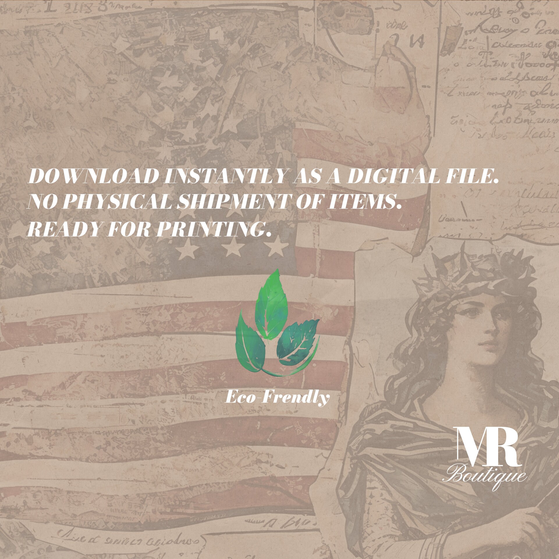 ROCKY Festive Goat Movable Paper Doll Patriotic Craft Movable Americana ...