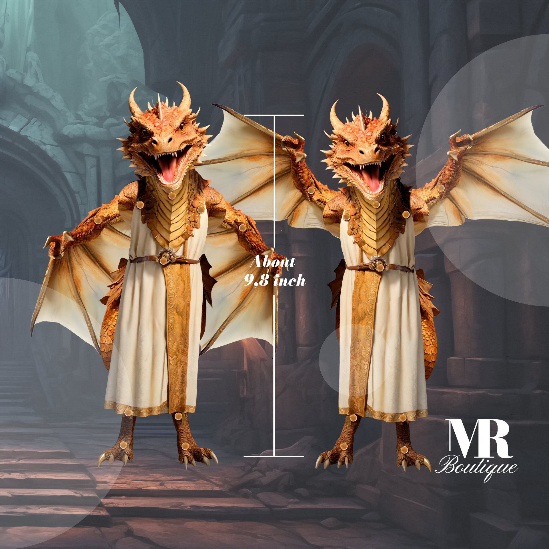 Draco the Dragon Articulated Paper Doll, Fantasy Creature, DIY Craft ...