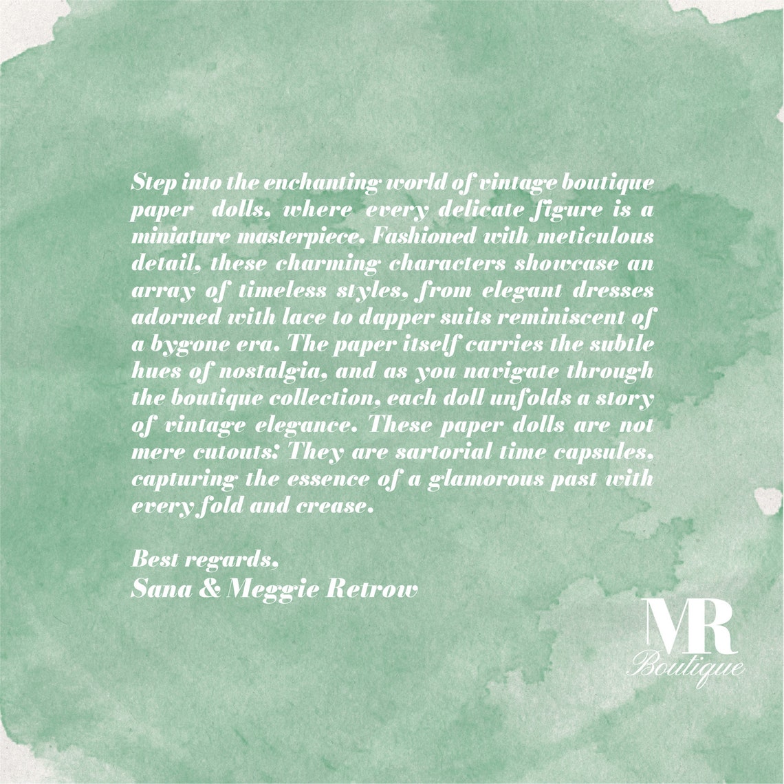 Movable Vintage Paper Doll OLIVIA DIY Printable Doll PDF Christmas Doll ...