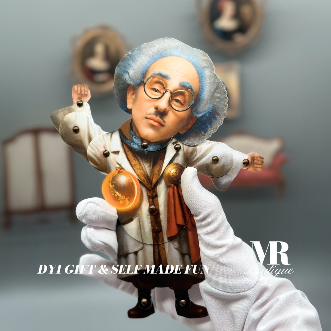 Movable Alchemist Paper Doll DIY Craft Kit, Articulated Magic Scientist ...