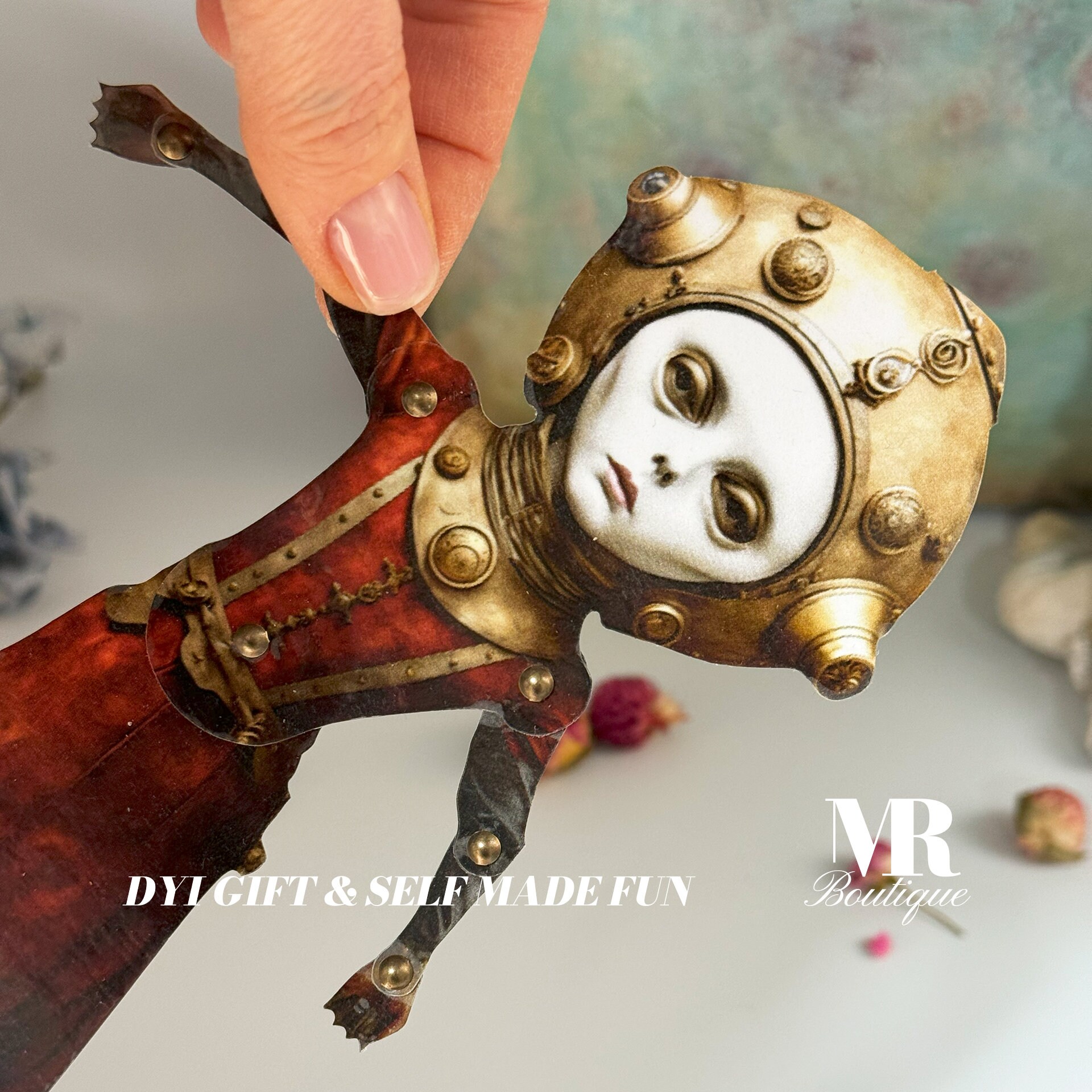 Mr. Martian: the Red Planet Explorer an Articulated Steampunk Paper ...