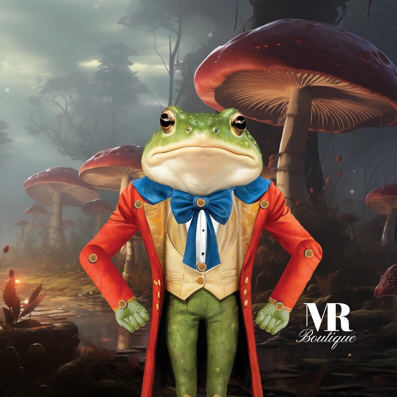 Frog Servant Movable Paper Doll DIY Kit - Whimsyland Collection ...
