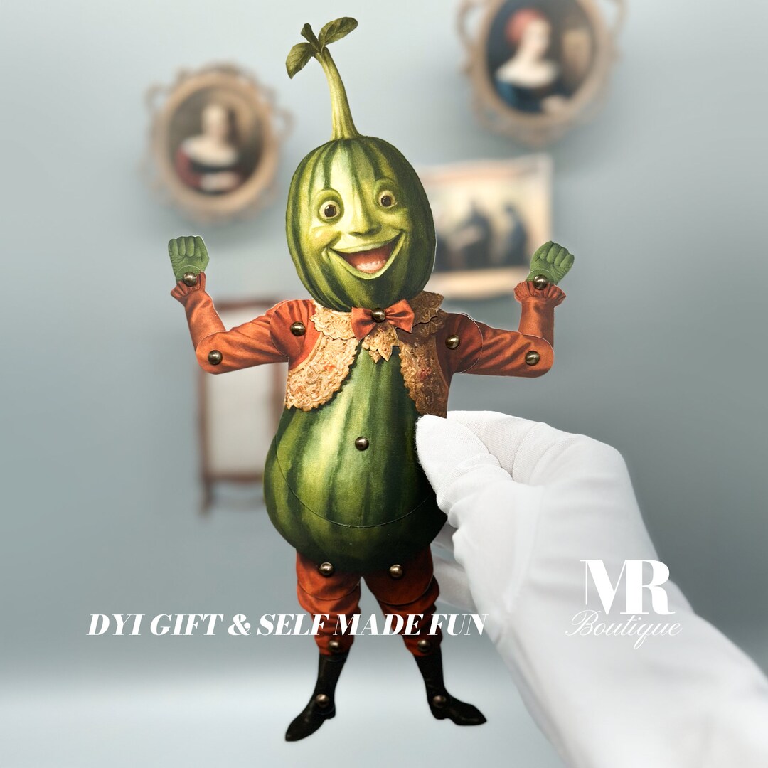 Zucchinio Movable Paper Doll DIY Craft Kit, Fun Home Decor, Unique ...