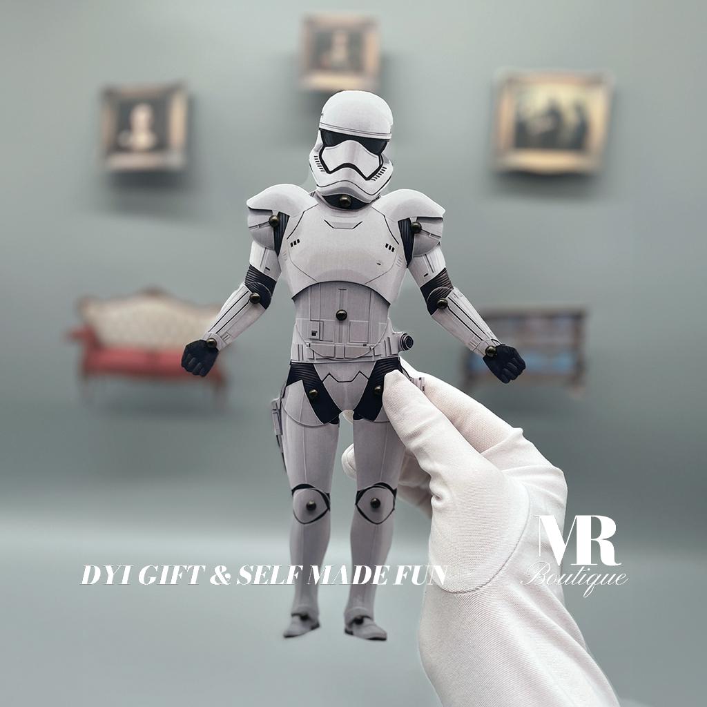 Clone Soldier Movable Paper Doll: DIY Sci-fi Craft (digital Download ...