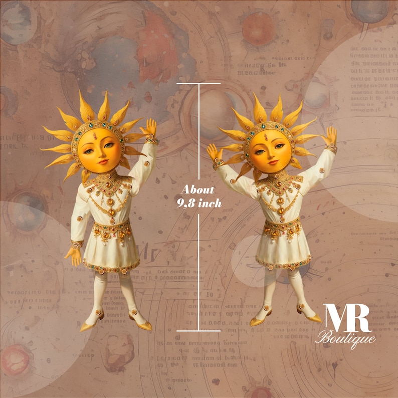 SOLARA Movable Paper Doll Kit, DIY Craft, Articulated Sun Doll ...