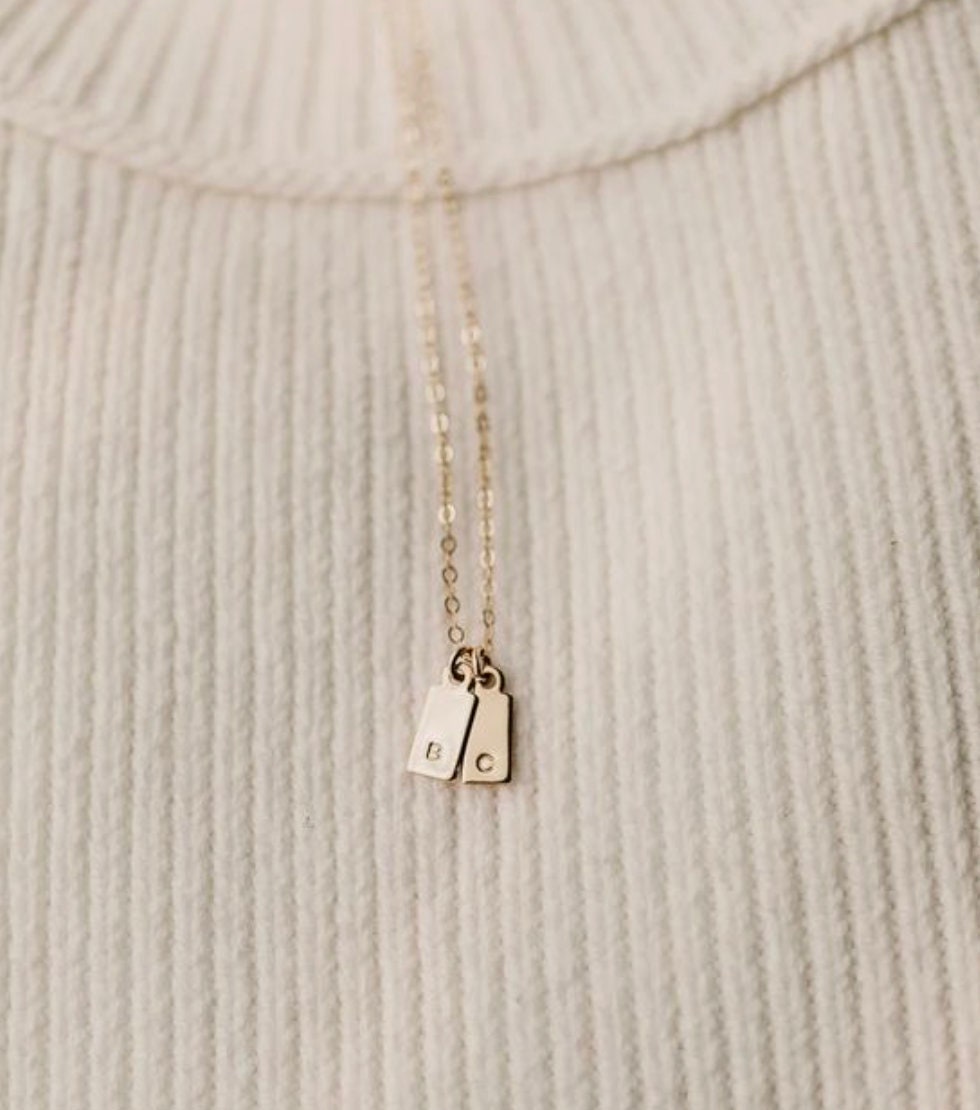 Custom Name Necklace, 18K Gold Plated Name Necklace, Personalized Name ...