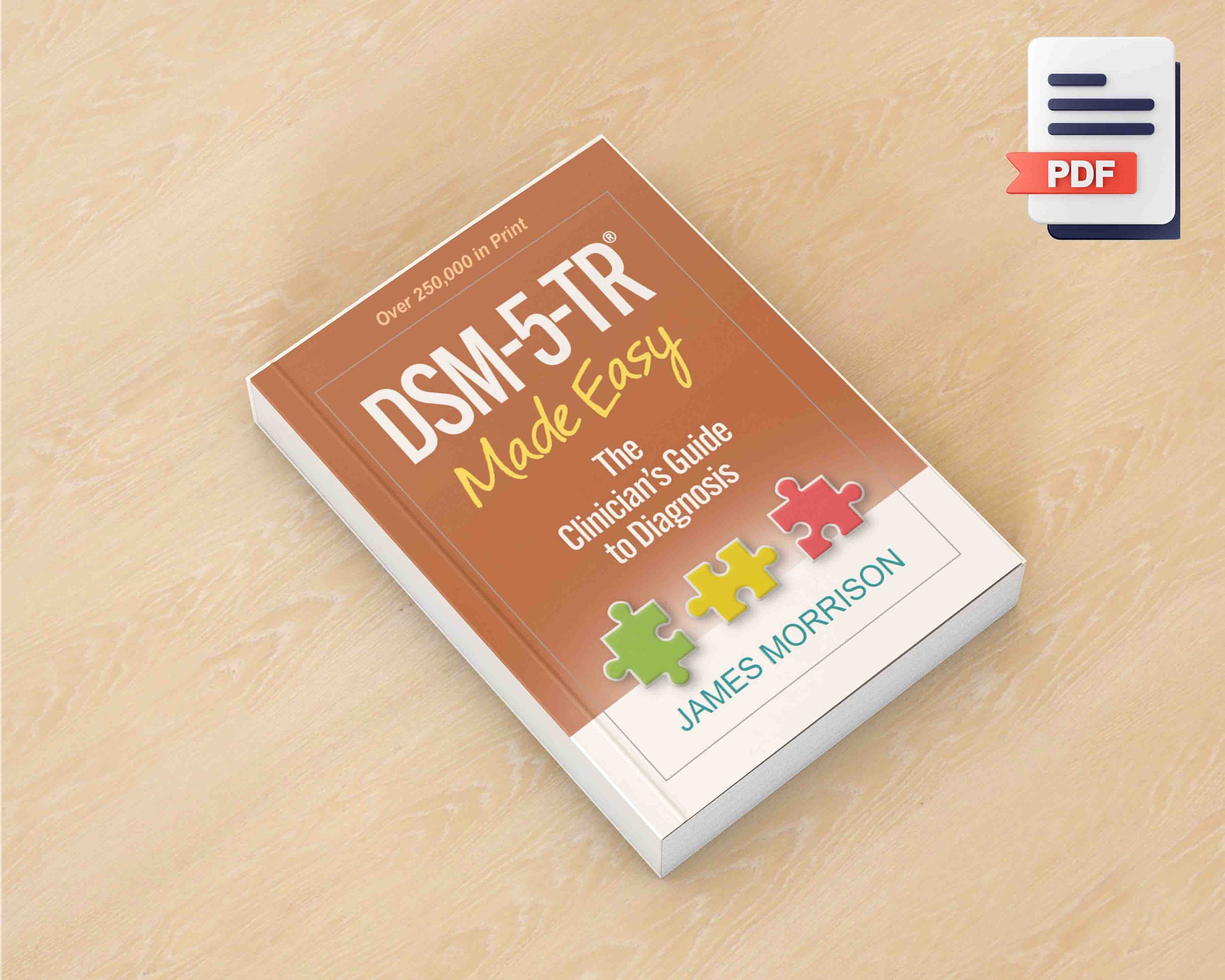 DSM-5-TR® Made Easy-the Clinician's Guide to Diagnosis - Etsy