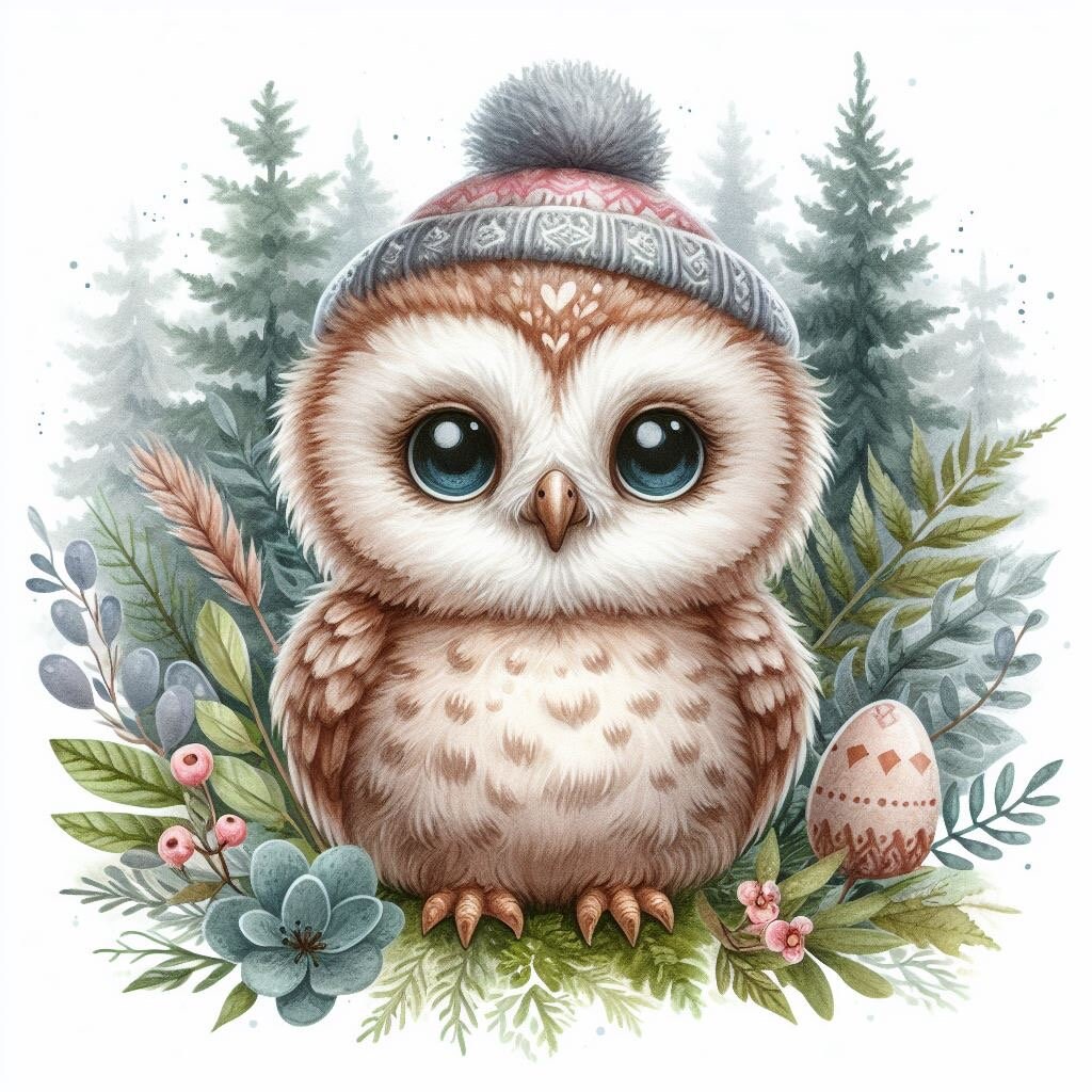 Cute Owl Clipart Bundle Png | Digital Download | Owl Png Jpg | Instant ...