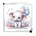Cute Baby Elephant Bundle Clipart Png Digital Download Baby Elephant ...