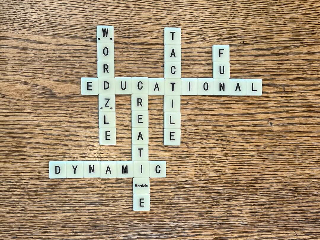 Wordzle Tile Game: Easy to Learn, Easy to Play! Fun Word Puzzle for 1-4 ...