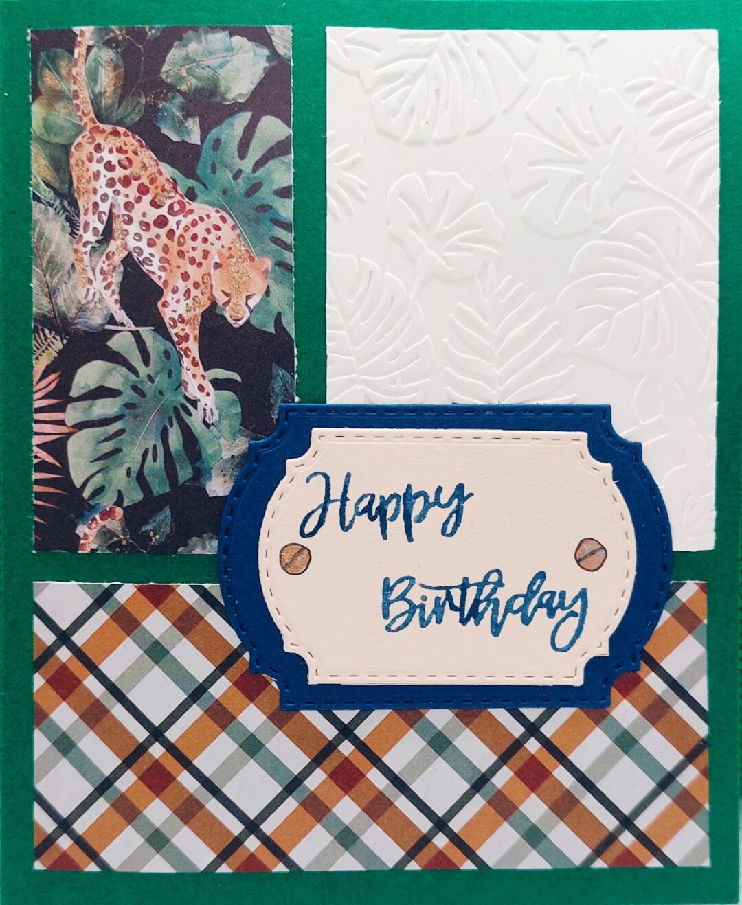 Jungle Themed Birthday Card - Etsy