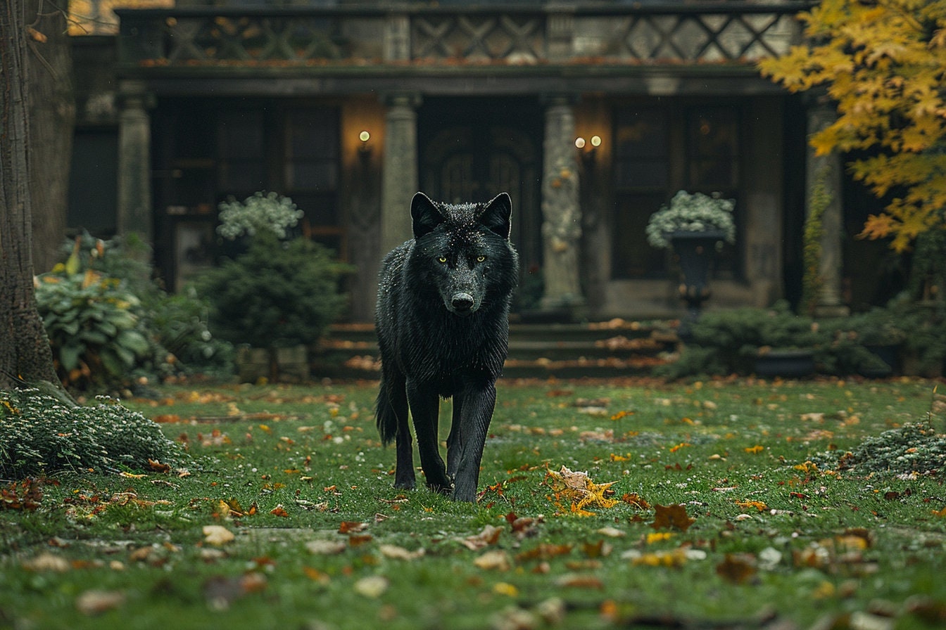 Digital Download Aesthetic Wolf Art Printable Image for Computer ...