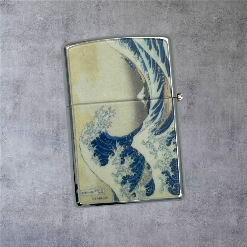 Great Wave of Kanagawa Personalized Lighter, Japanese Style Lighter - Etsy