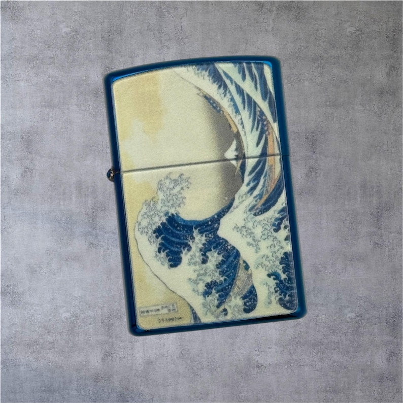 Great Wave of Kanagawa Personalized Lighter, Japanese Style Lighter - Etsy