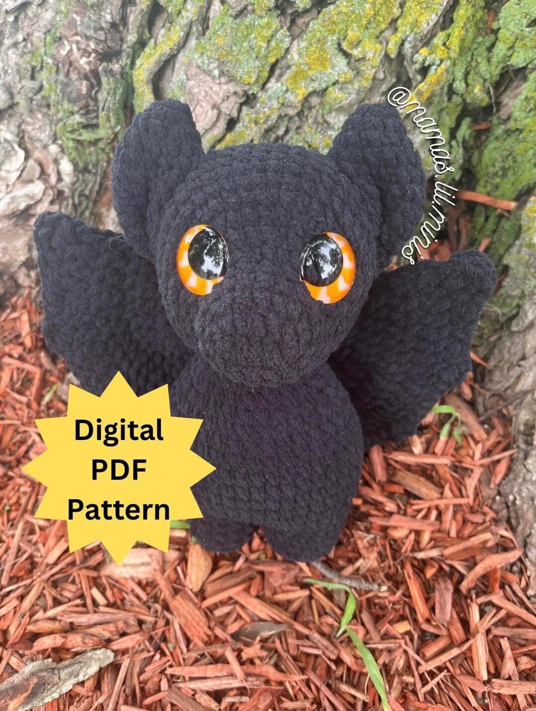 Boo the Baby Bat Crochet Pattern - Etsy