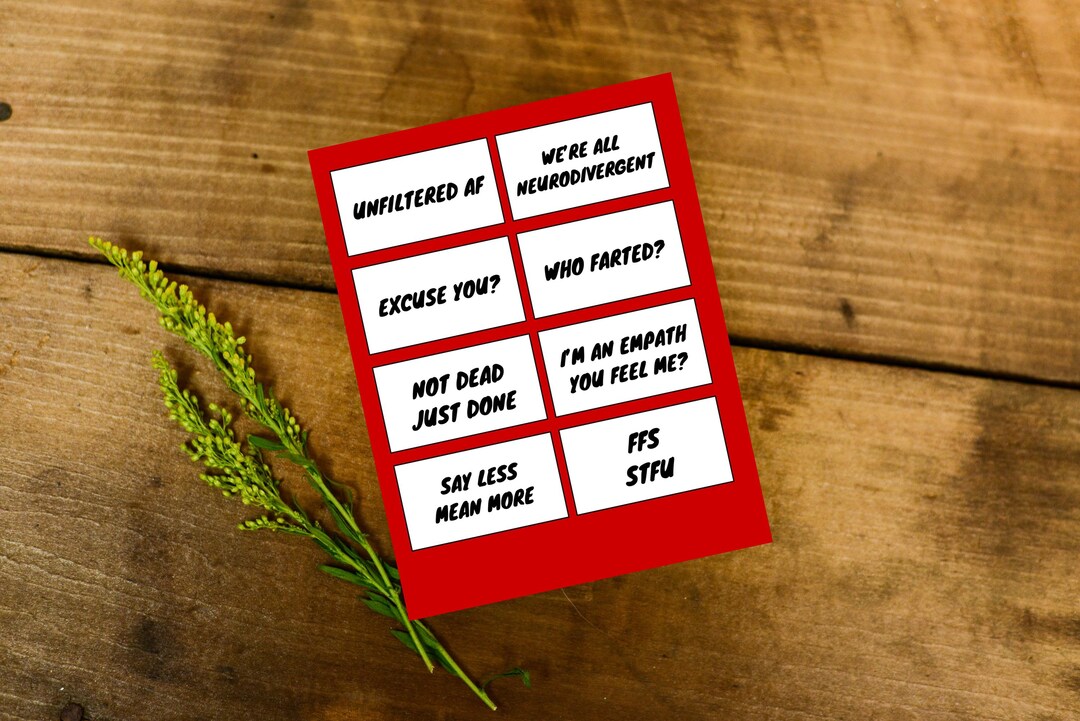 RAW & UNAPOLOGETIC Printable Sticker Sheet | Digital Stickers for ...