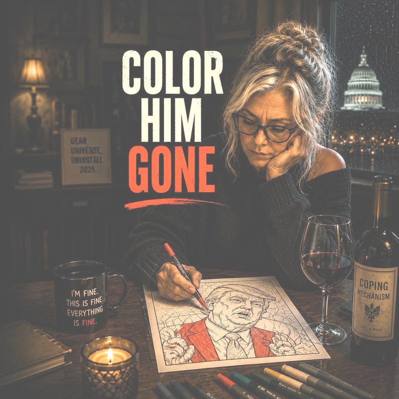 Trump Coloring Book - Etsy
