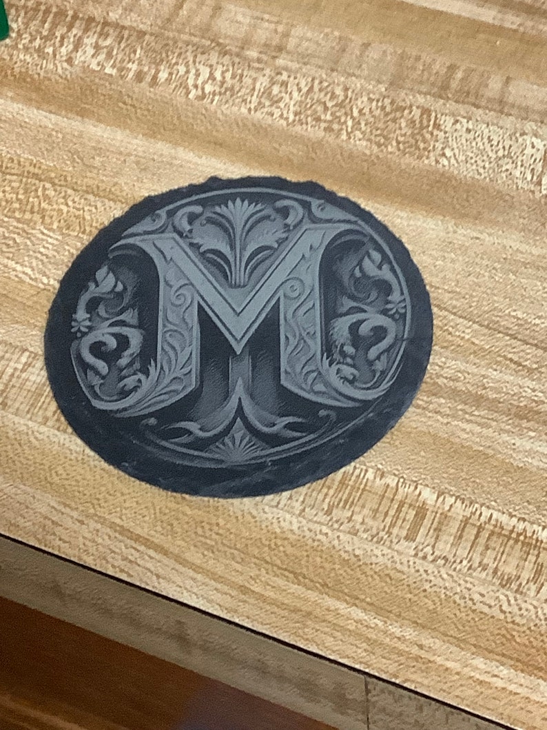 3d Illusion Monogram 'M' 4 Separate Files - Etsy