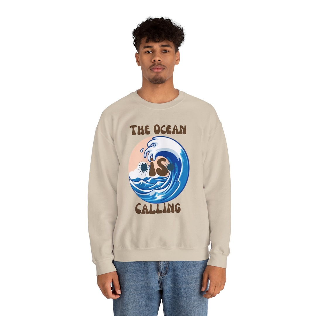 The Ocean is Calling Sweatshirt, Beach Sweater, Cruise Shirts, Summer ...