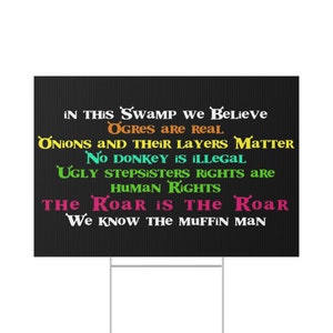 Shrek Lawn Sign - Etsy