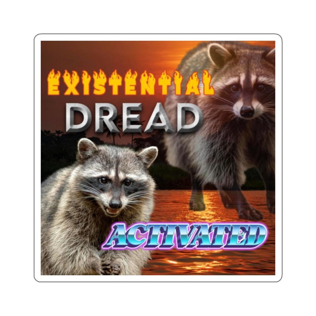 Existential Dread Activated 2"x2" - Kiss-cut Sticker - Etsy