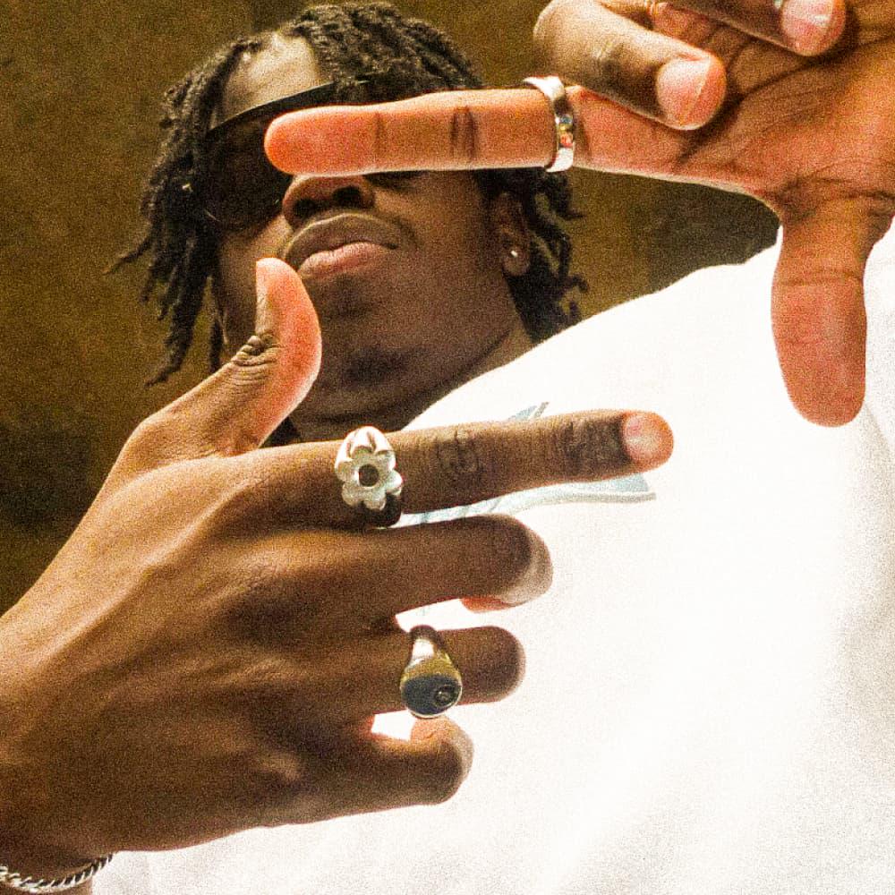 Flower Signet Ring | Vintage Aesthetic Ring | Minimal Statement Jewelry ...