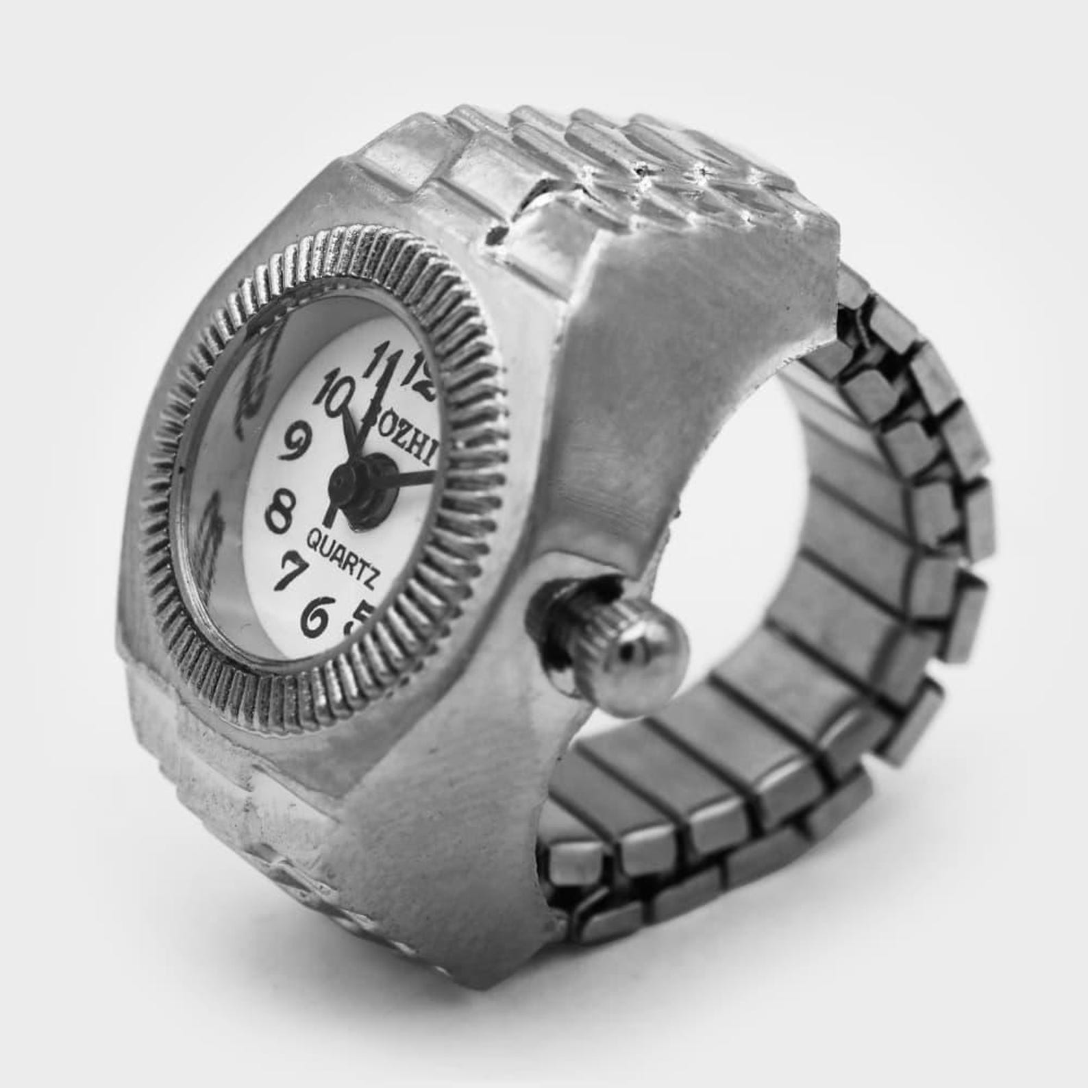 Watch Face Ring | Working Timepiece Ring | Funky Retro Statement Piece ...