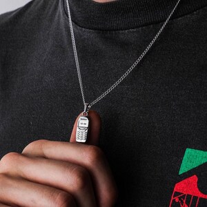 Streetwear Phone Pendant Necklace | Custom Made Unisex Cell Phone ...