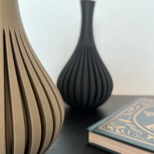 OKANNE | Modern Tall Geometric Vase With Slotted Pattern. Epic ...