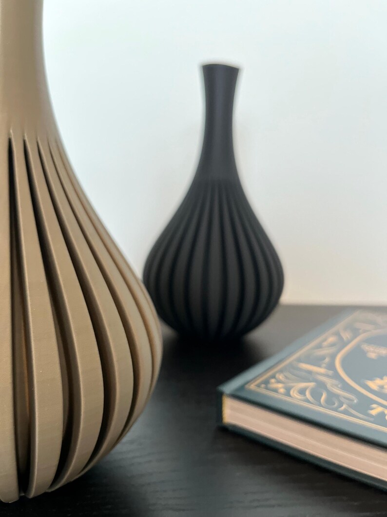 OKANNE | Modern Tall Geometric Vase With Slotted Pattern. Epic ...