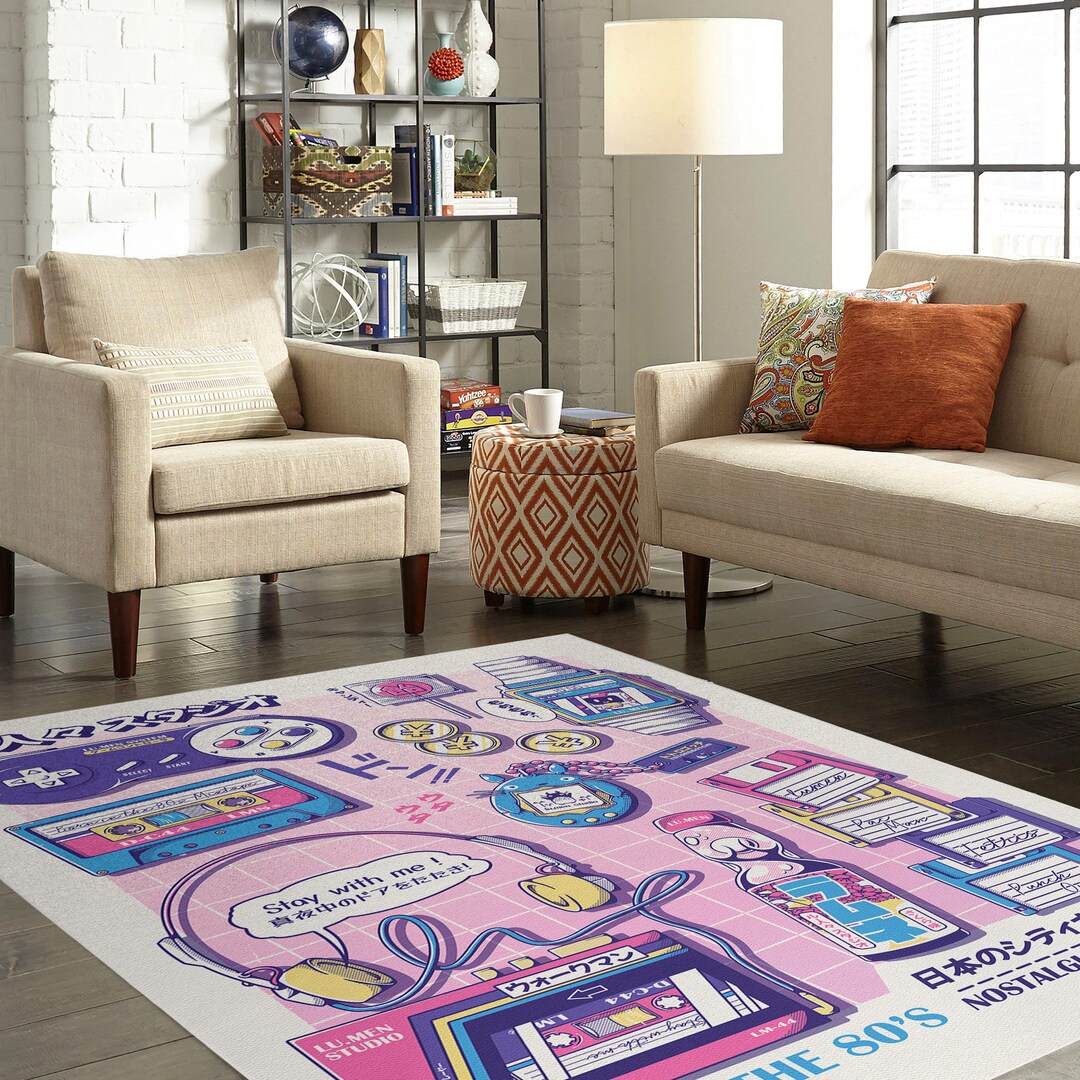 Nerd Gift, Anime Carpet Custom Design, Washable Non-slip Rug ...