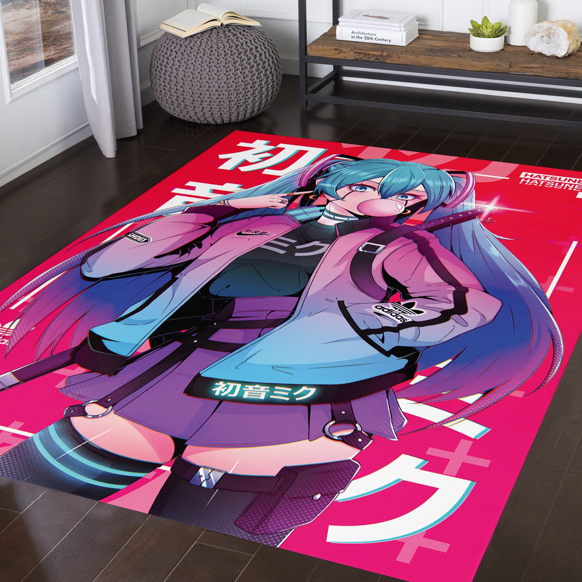 Anime Rug Anime Girl Carpet Manga Room Decor Japanese Decor Kawaii Home ...