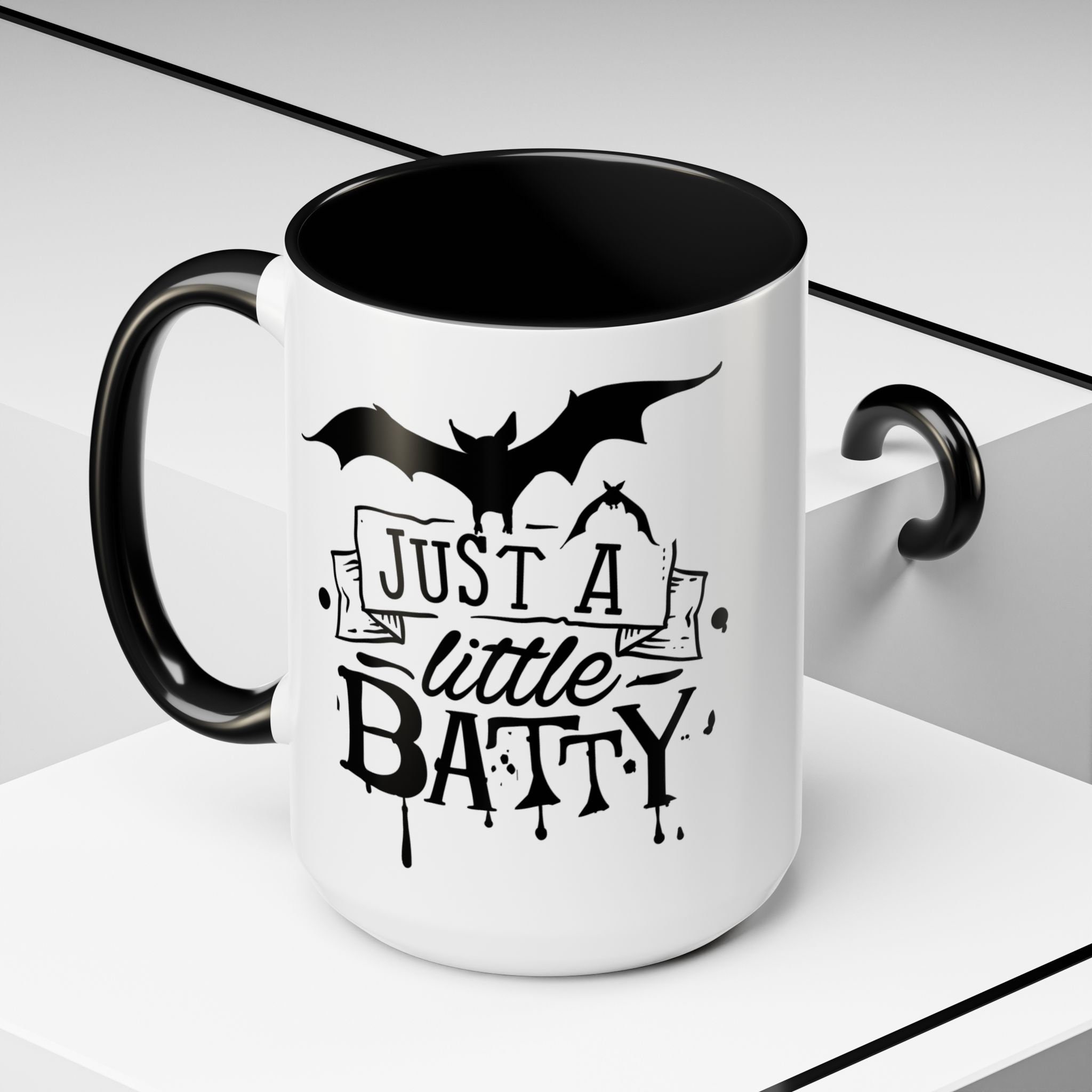 Batty, Batty Mug, Ceramic Mug, Halloween Mug, Halloween, 15oz Mug, 11oz ...