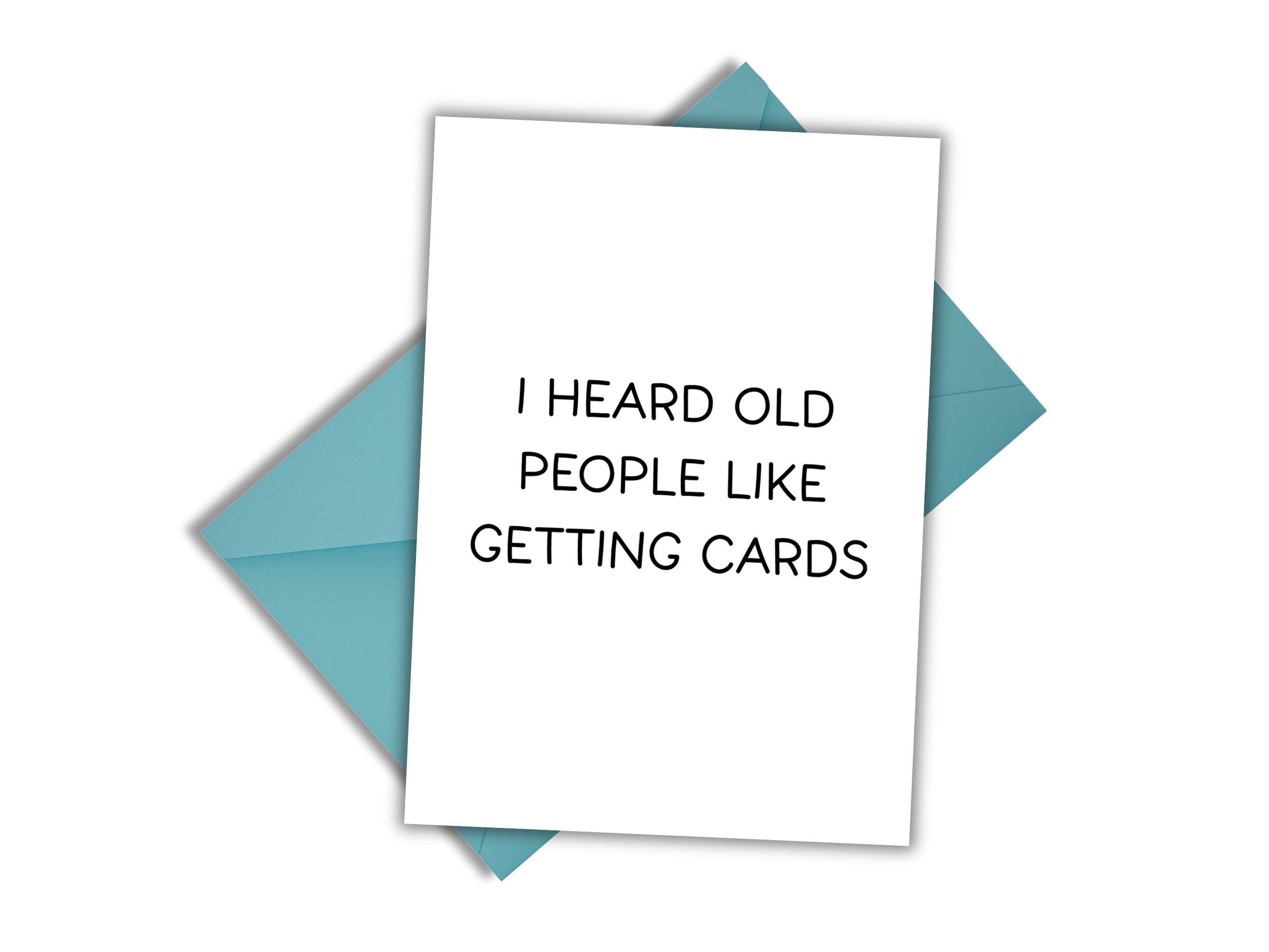 Funny Printable Card; Sarcastic Birthday or Just Because Note Card ...