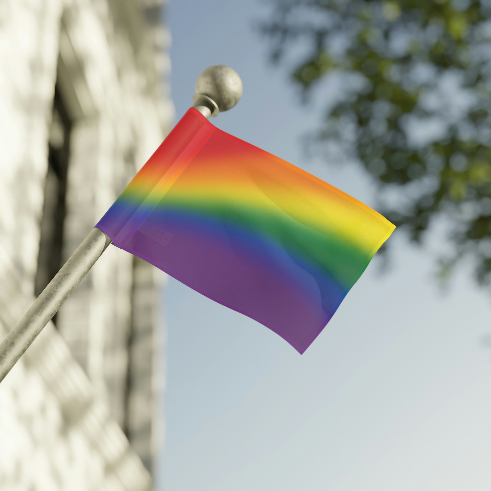 Rainbow Flag - Indoor Outdoor - Three Sizes! Pride Month! - Etsy