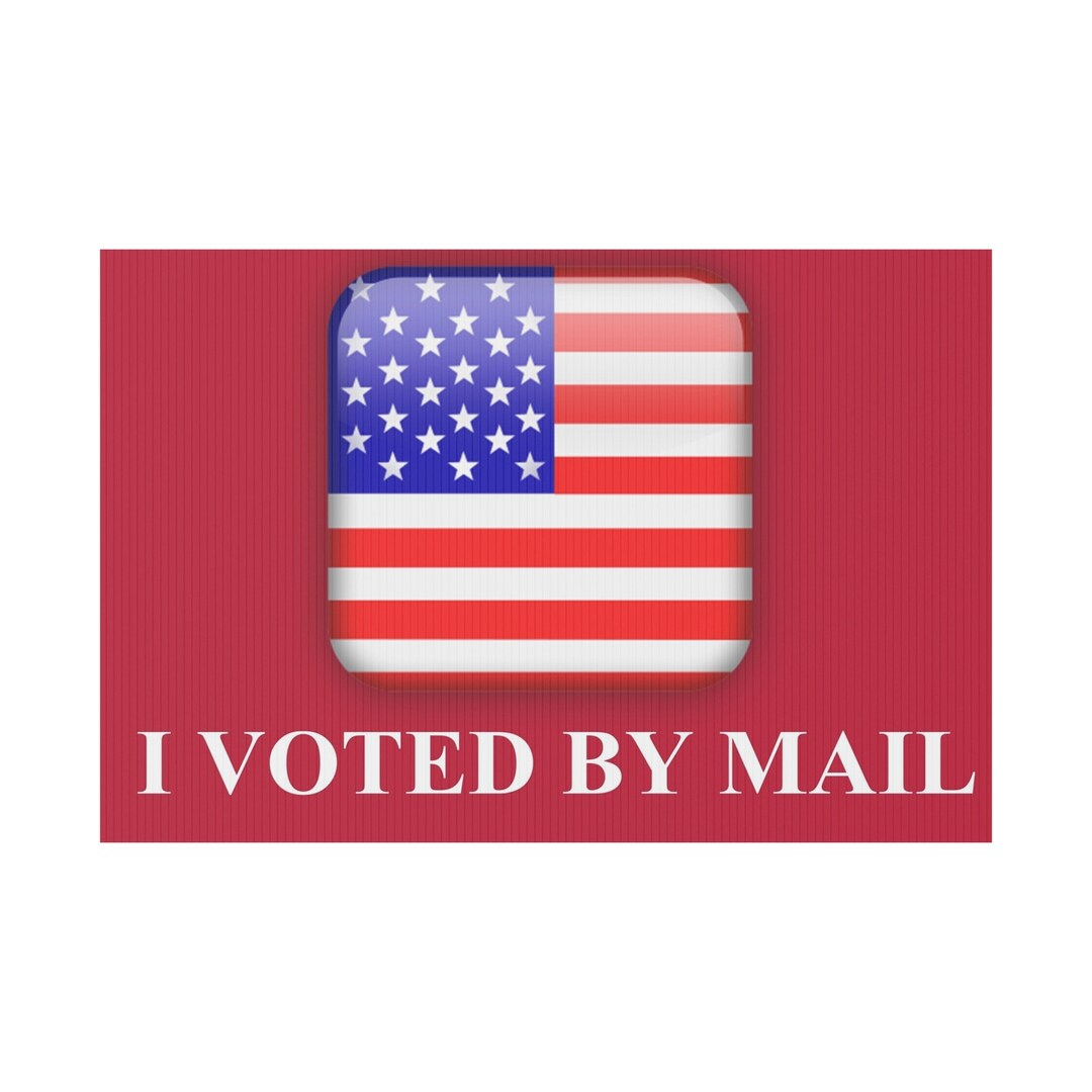 I Voted by Mail Plastic Yard Sign - Etsy