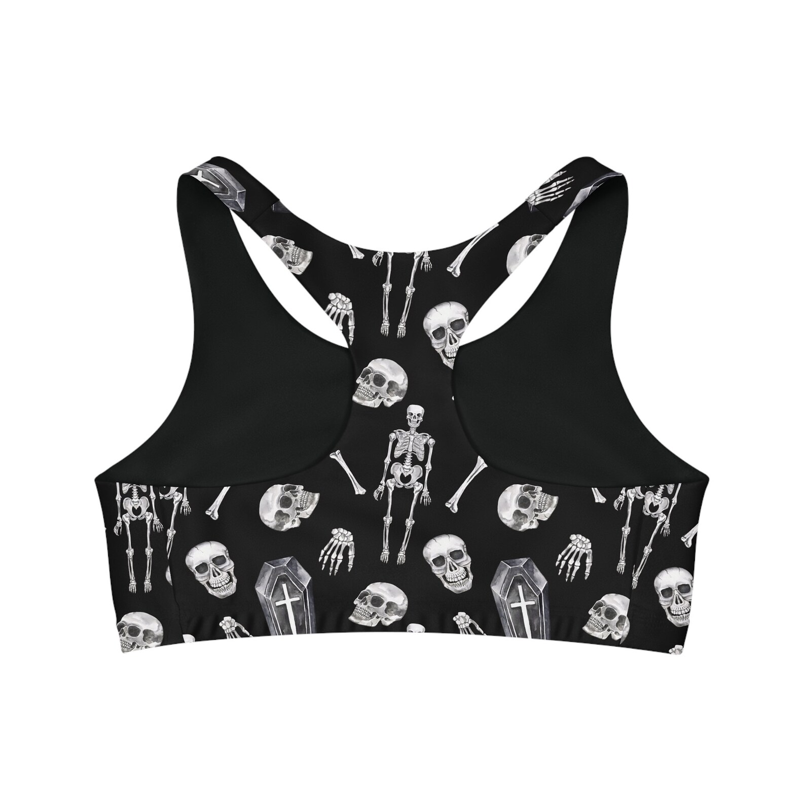 Skeleton Sports Bra - - Etsy
