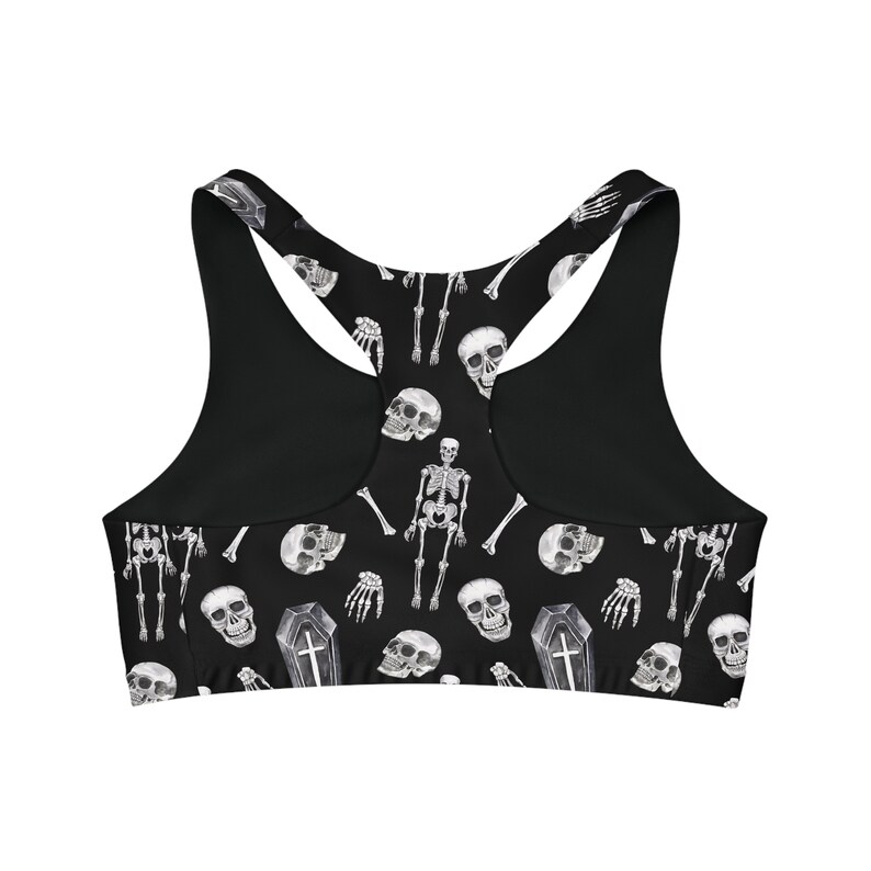Skeleton Sports Bra - - Etsy