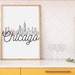 CHICAGO Wall Art | Printable Wall Art | Windy City Decor | Chicago ...