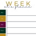 Printable Weekly Planner - Etsy