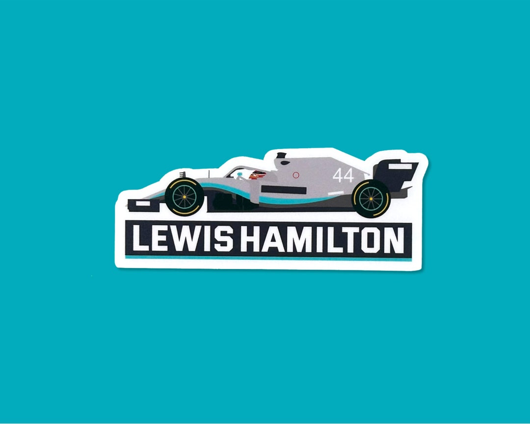 Lewis Hamilton Mercedes AMG W10EQ F1 Sticker - High Quality Vinyl ...