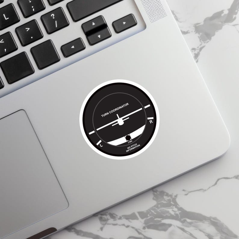 6 Pack Aviation Instruments Vinyl Stickers Pilot Gift - Avgeek Airplane ...