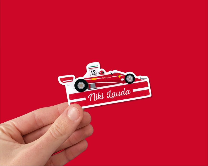 Niki Lauda Ferrari 321T F1 Sticker - High Quality Vinyl Sticker, F1 ...
