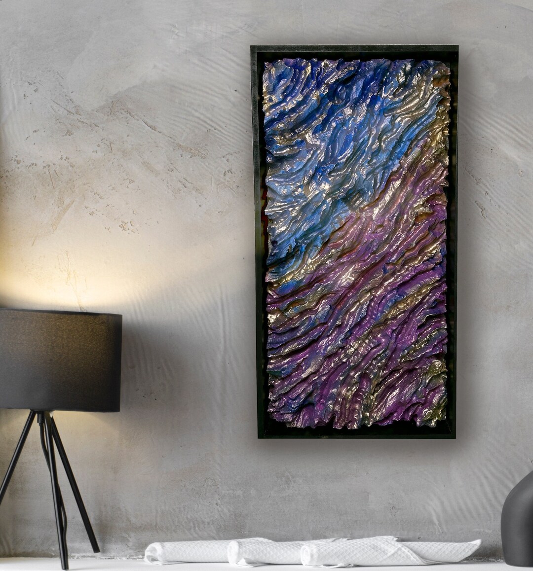 Parametric Wall Art , Parametric Wave , 3d Waves Painting - Etsy