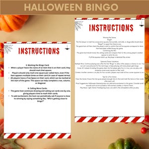 Halloween Bingo | Printable Bingo Cards | Bingo Game Download | Bingo ...