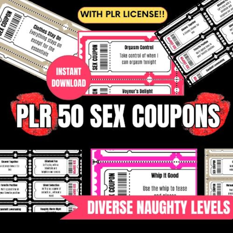Sexy Coupons Printable - Etsy